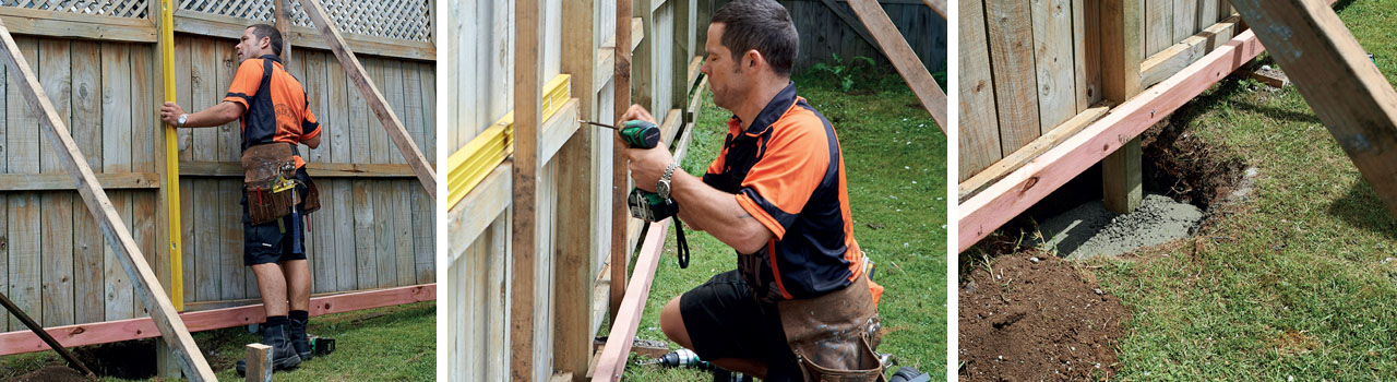 How to Fix a Leaning Fence - DIY Guides | Mitre 10