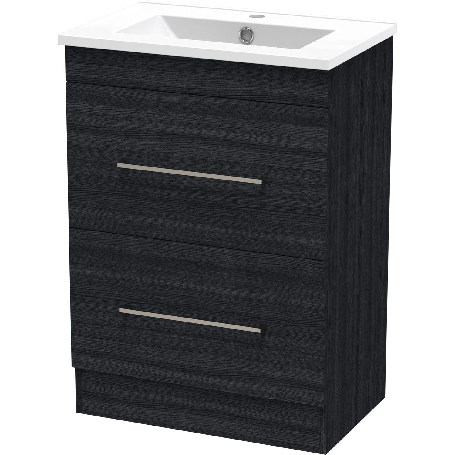 Clearlite Double Drawer Floor Standing Vanity - Vanities | Mitre 10™