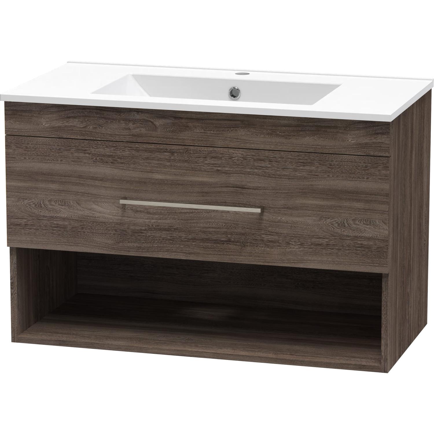 Clearlite Cashmere Drawer Open Wall Hung Vanity - Vanities | Mitre 10™