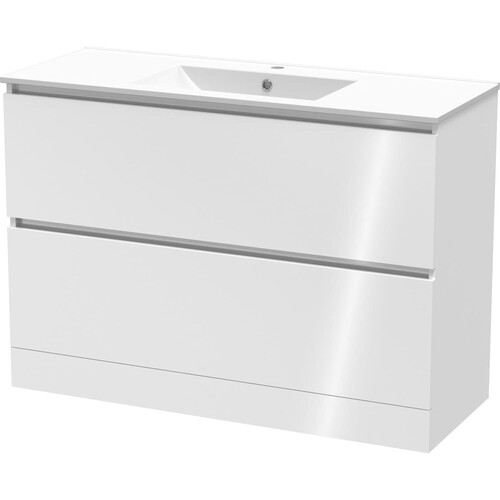 Clearlite Double Drawer Floorstanding Vanity - Vanities | Mitre 10™