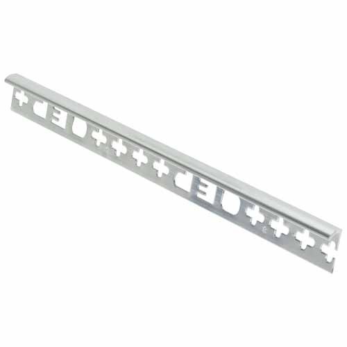 QEP 8mm Round Edge Tile Trim Aluminium - Flooring/Tiling tools | Mitre 10™