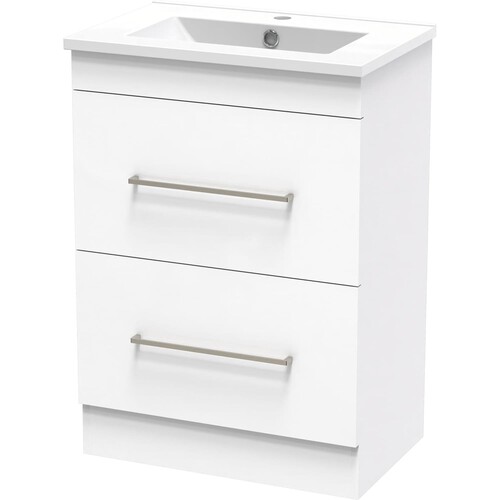 Clearlite Double Drawer Floor Standing Vanity - Vanities | Mitre 10™