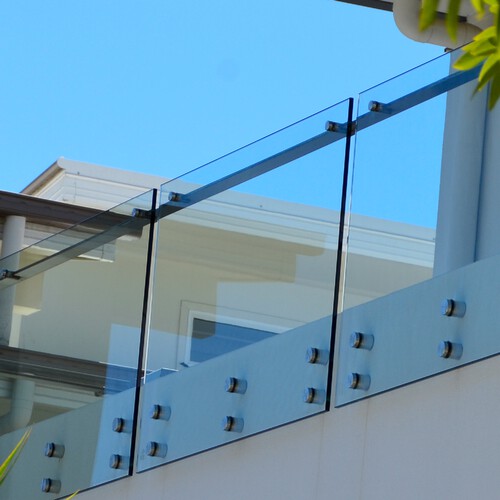 Guardian Balustrade Face Fixed Glass Panel - Farm Fence & Gate | Mitre 10™