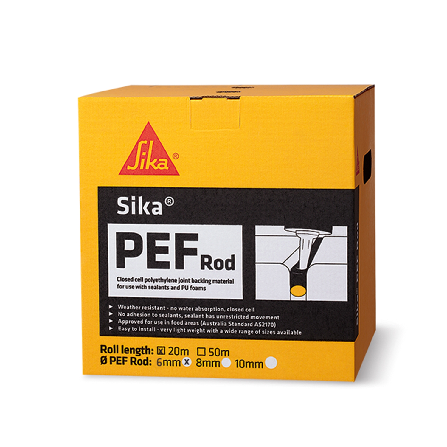 Sika PEF Rod 6mm x 20m roll - Pef Rod | Mitre 10™