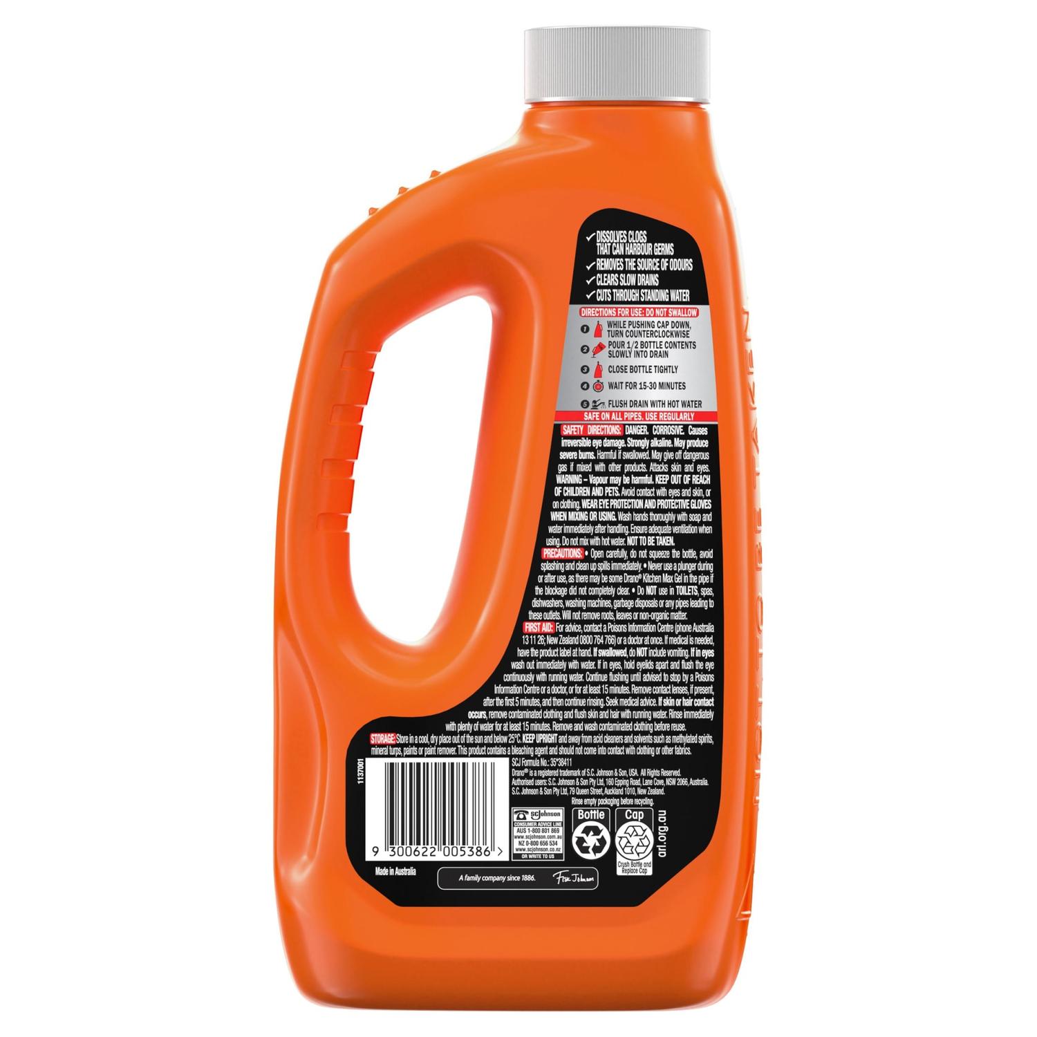 Drano Kitchen Max Gel - Indoor Cleaners | Mitre 10™