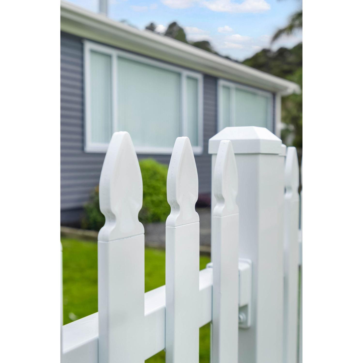 Guardian Aluminium Picket Fence Post Caps, Pack of 2 - Farm Fence ...