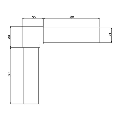 Guardian Balustrade Top Mount Handrail 90° Degree Corner Joiner - Farm ...