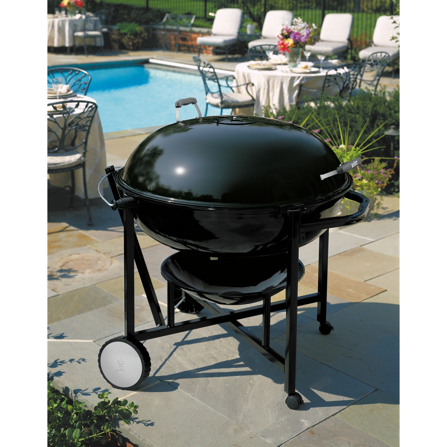 Weber Ranch Kettle Charcoal Barbecue - BBQs | Mitre 10™