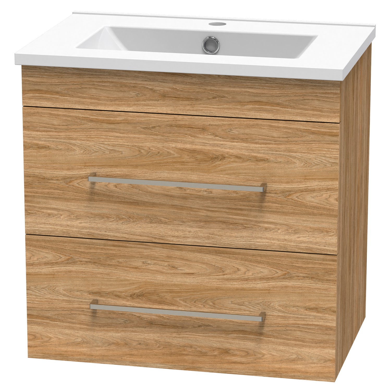 Clearlite Double Drawer Wall Hung Vanity - Vanities | Mitre 10™
