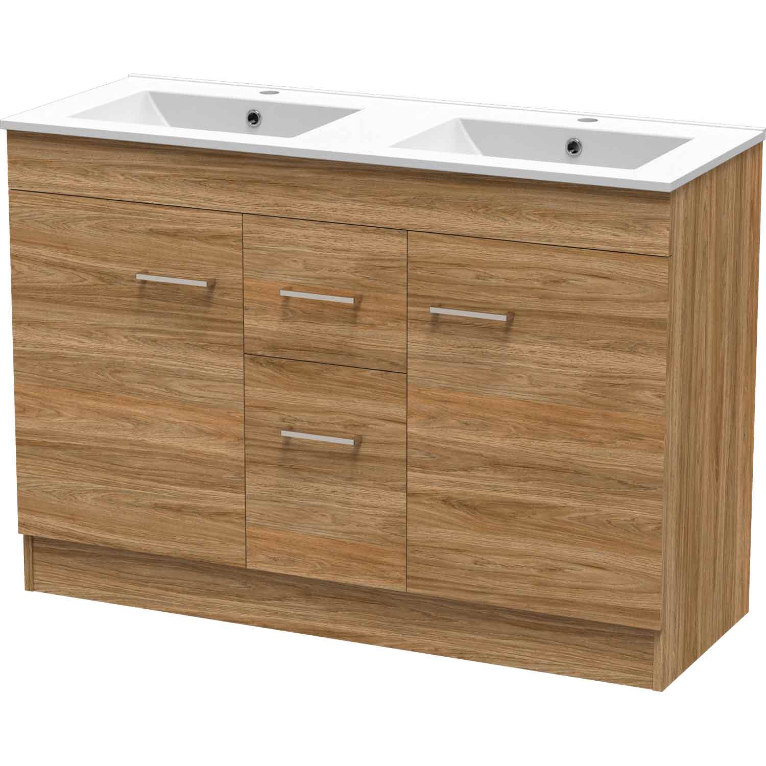 Clearlite Cashmere Double Bowl Classic Floor Standing Vanity - Vanities ...