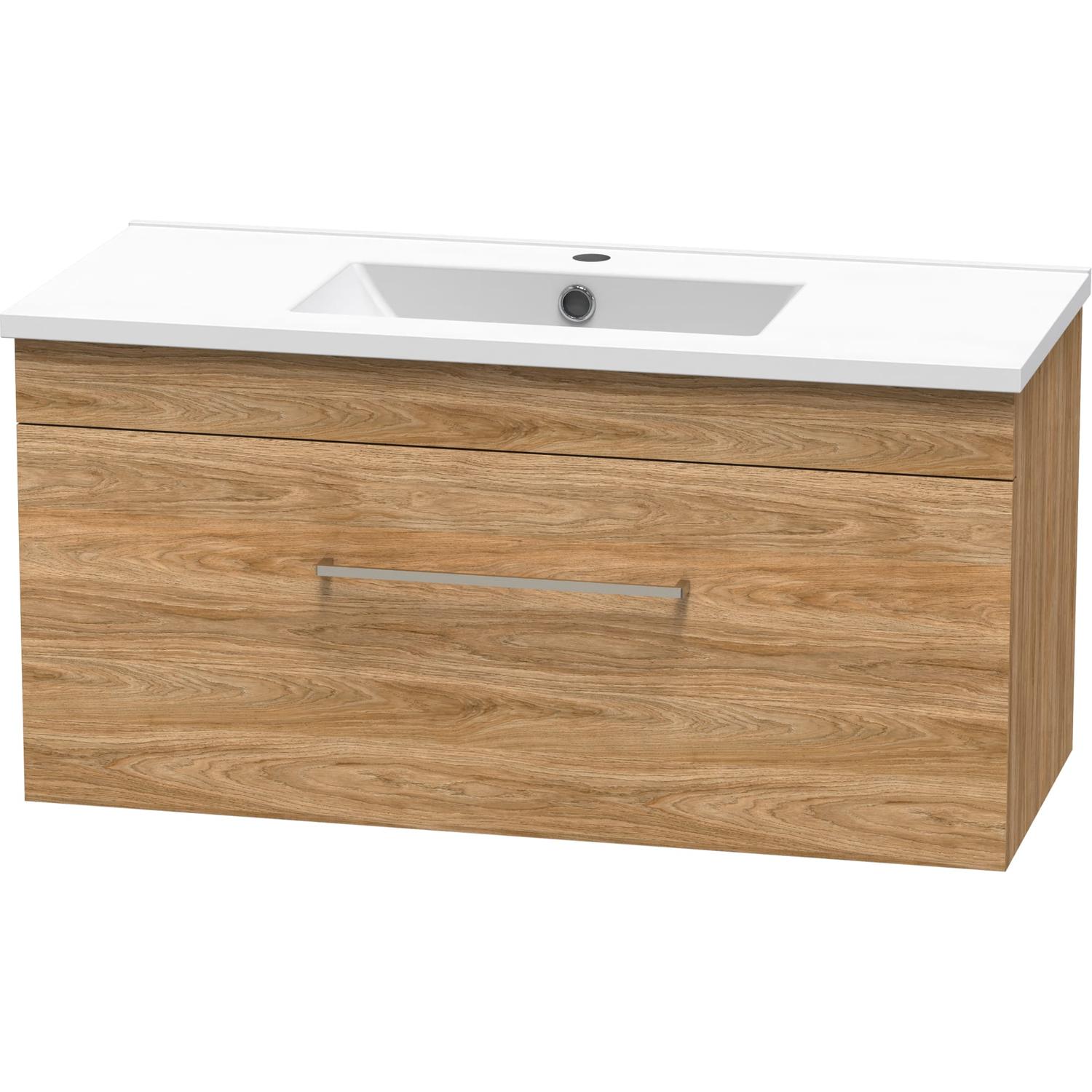 Clearlite Single Drawer Wall Hung Vanity - Vanities | Mitre 10™