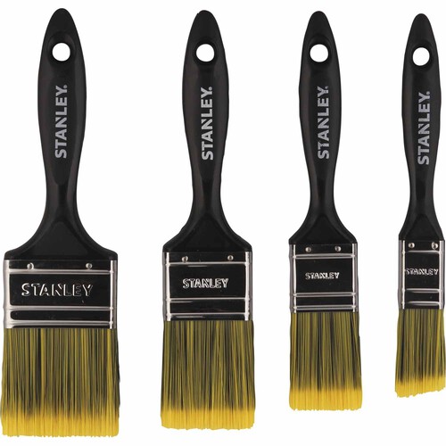 Stanley All Purpose Brush set includes Sizes. Suitable for All Paints ...