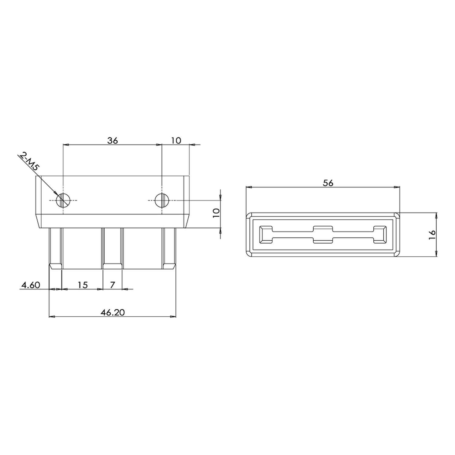 Guardian Balustrade Offset Handrail End Cap - Farm Fence & Gate | Mitre 10™