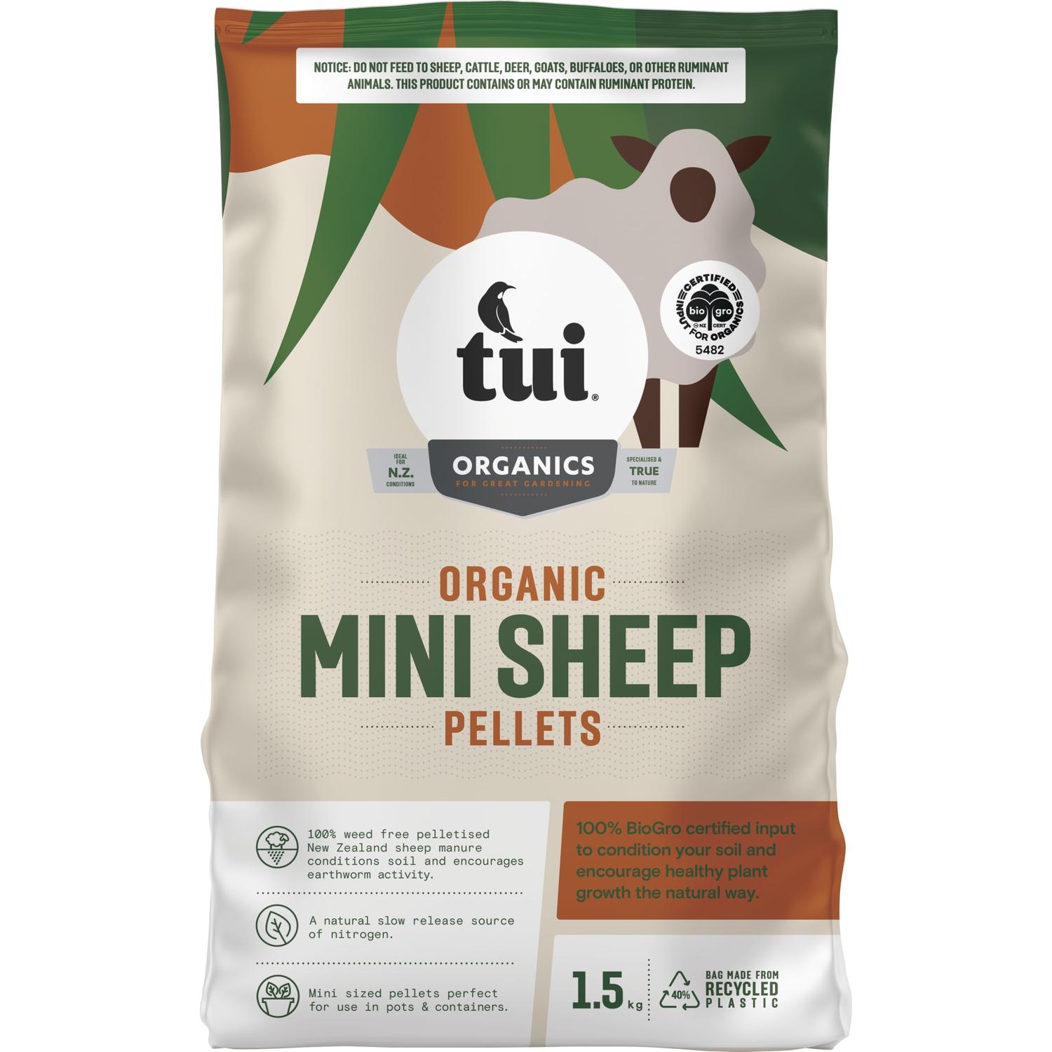 Tui Mini Sheep Pellets - Fertilisers | Mitre 10™