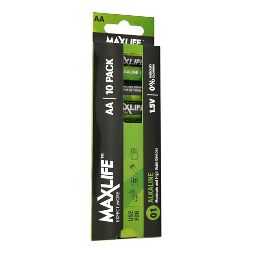 Maxlife Alkaline Batteries - Batteries | Mitre 10™