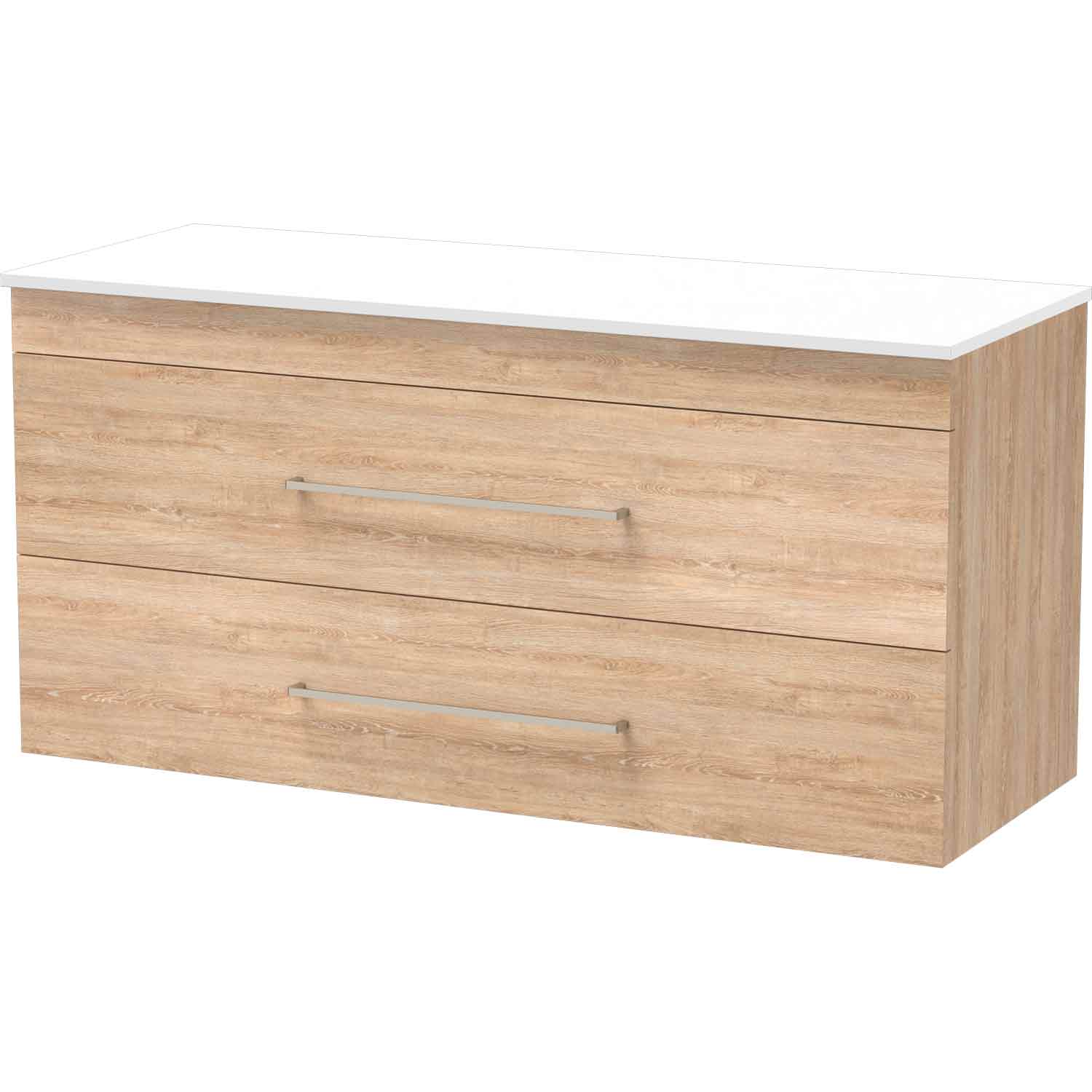Clearlite Cashmere Pro Double Bowl Double Drawer Wall Hung Vanity ...
