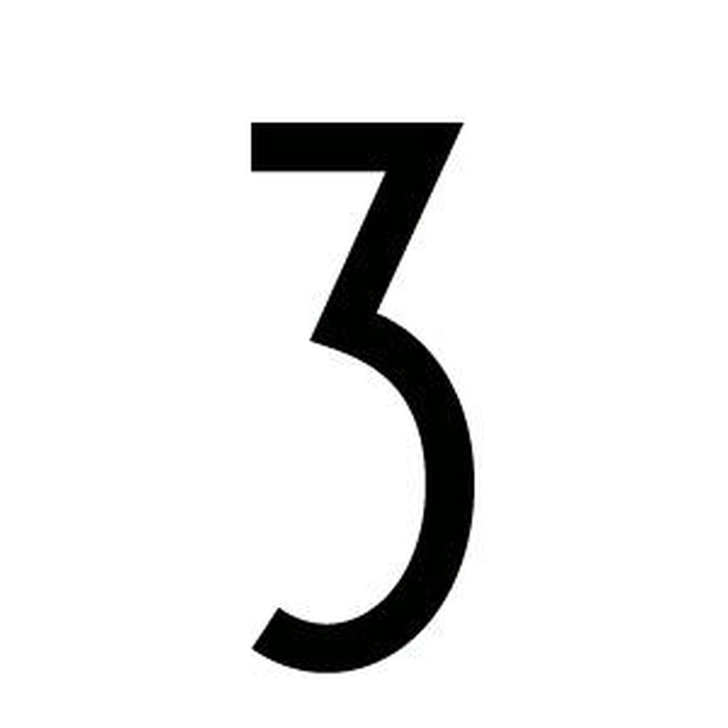 Box Design Letterbox Number 3 - House Numbers | Mitre 10™